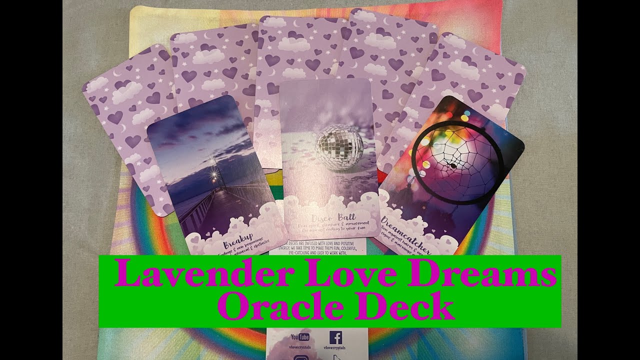 Lavender Love Dreams Oracle Deck by @VLoveTarot - YouTube