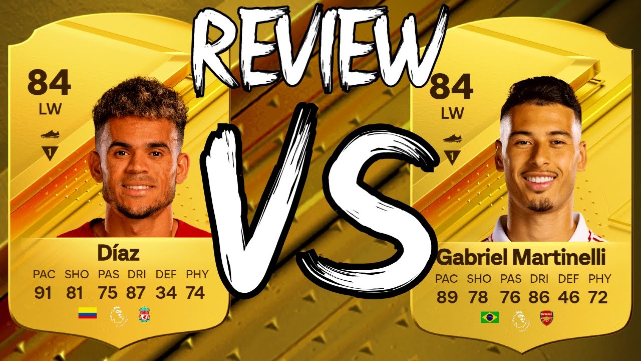 DIAZ 84 VS MARTINELLI 84 | EA SPORTS FC 24 PLAYER REVIEW | EA SPORTS FC ...