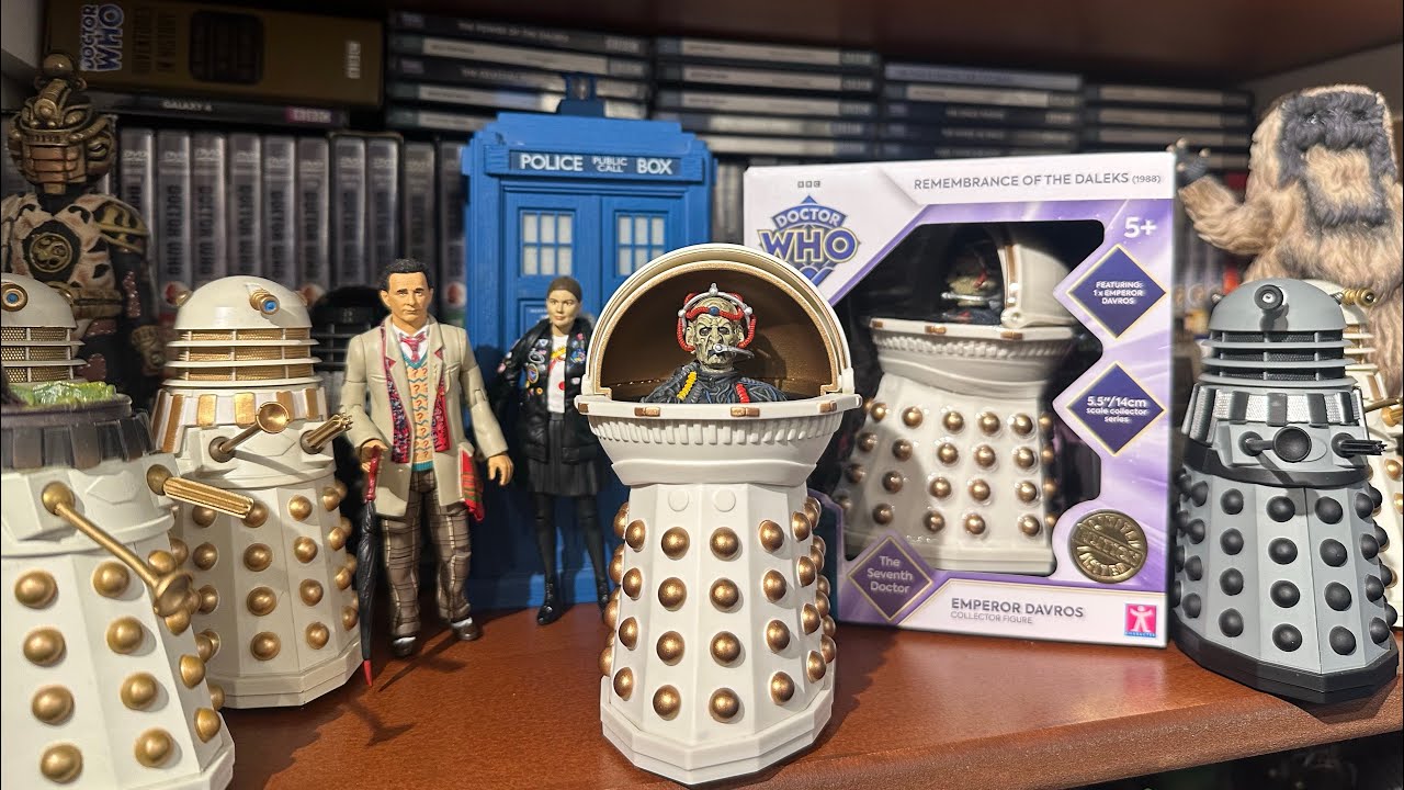Doctor Who B&M Emperor Davros Figure Review - YouTube