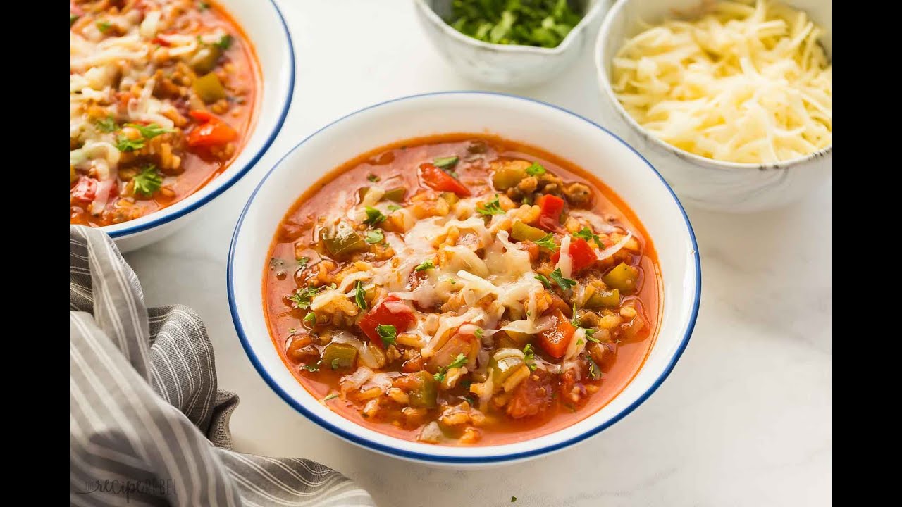 Stuffed Pepper Soup The Recipe Rebel YouTube stuffed-pepper-soup-the-recipe-rebel-youtube