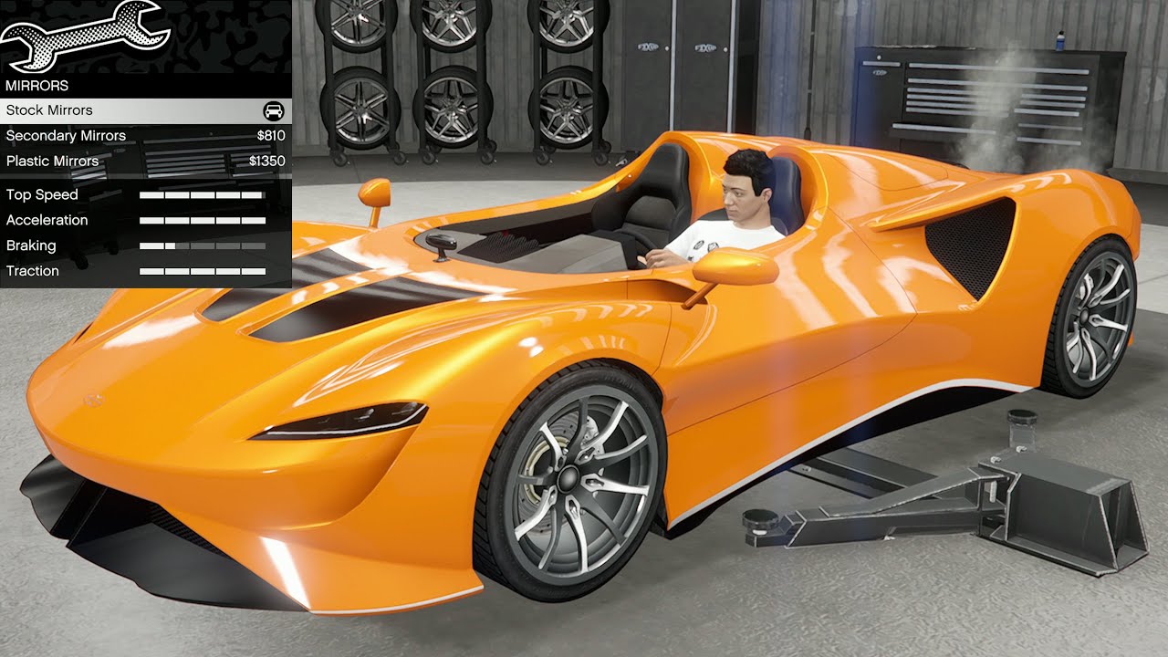 GTA 5 - DLC Vehicle Customization - Progen Luiva (McLaren Elva) - YouTube