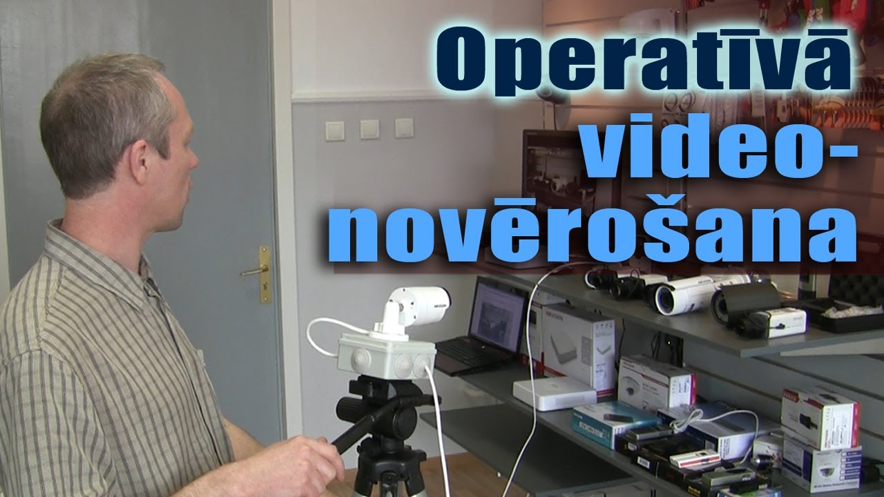 Operatīvā viedonovērošana - YouTube