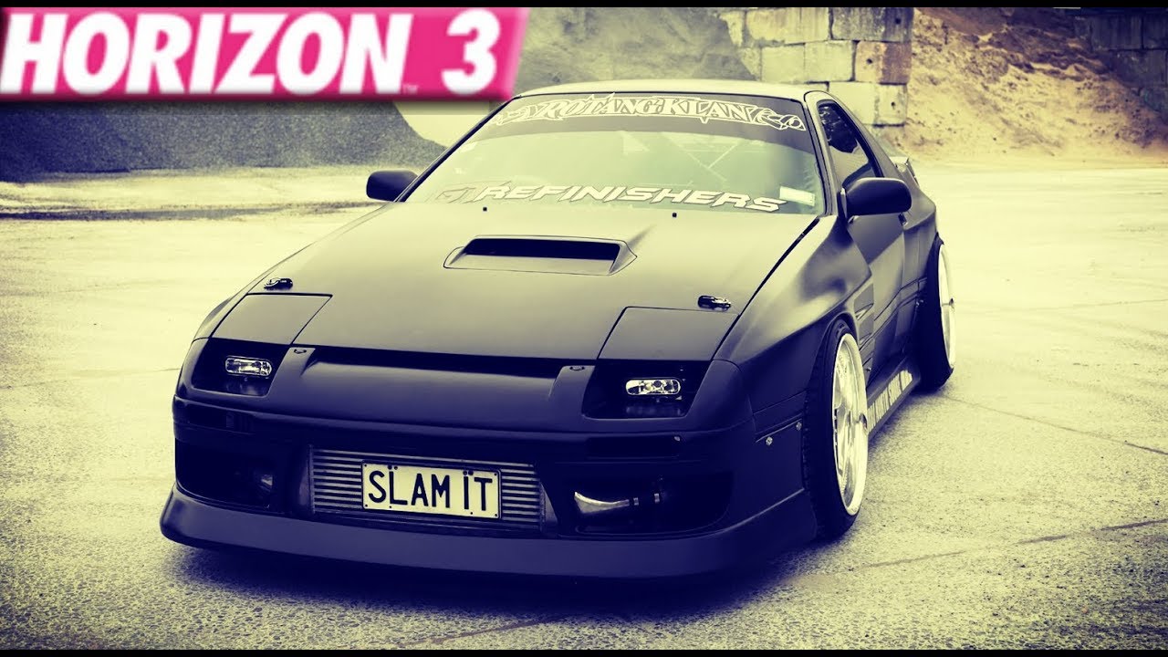 Forza Horizon 3 : 270+ MPH Mazda FC RX7 Build - YouTube