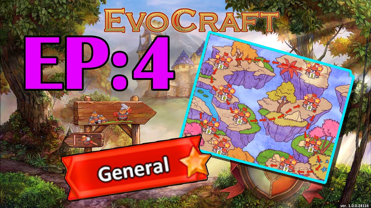 Evocraft EP:4 Difficulty level : "General" Map : Island - YouTube