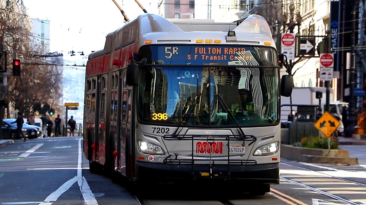 San Francisco MTA / MUNI 2015 New Flyer XT60 "Xcelsior" Electric Artic ...