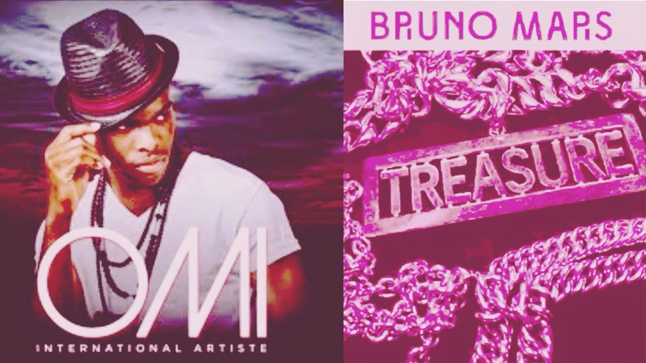"Cheerleader Treasure" - Omi vs Bruno Mars (mashup visualiser) - YouTube