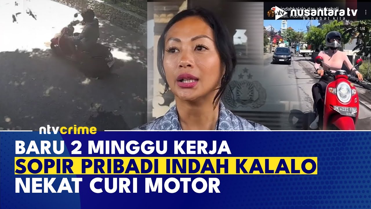 Aktris Model Indah Kalalo Jadi Korban Pencurian Motor Oleh Sopir ...