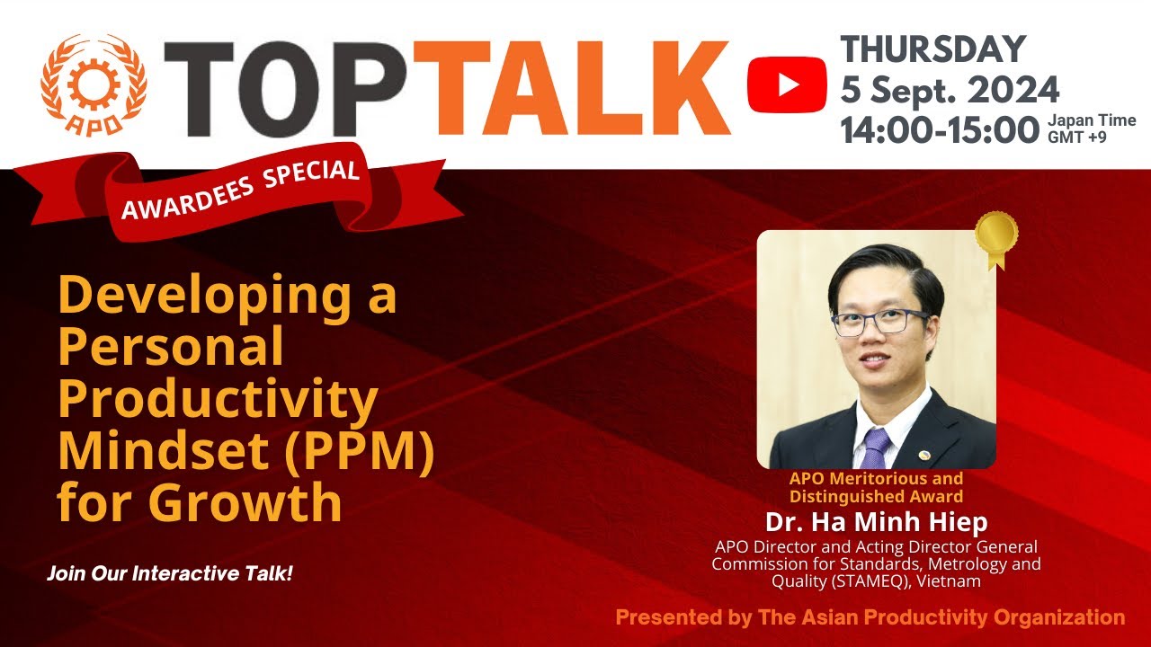 Developing a Personal Productivity Mindset (PPM) for Growth - YouTube