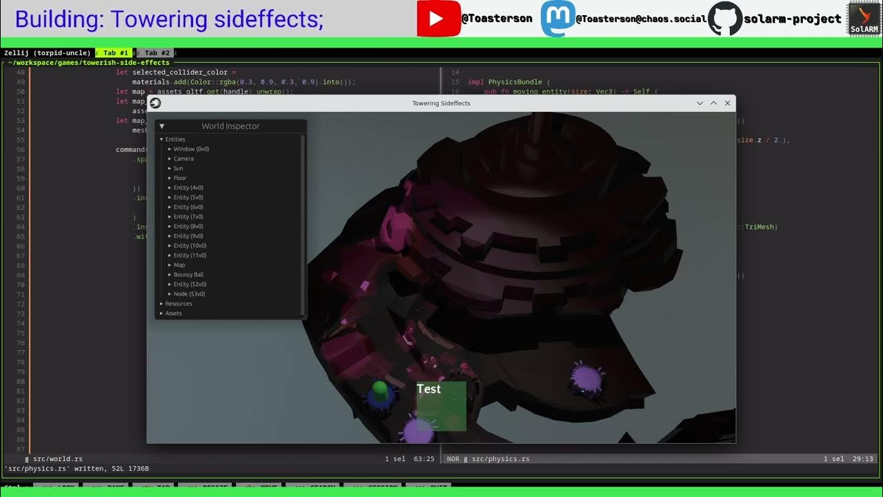 Gamedev Stream for Bevy Jam 2023; Intro and coding. - YouTube