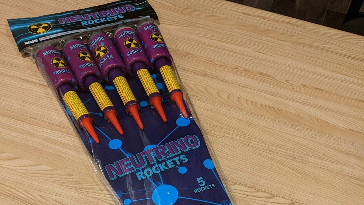 Neutrino Firework Rockets (1.75" cylinder){5 pack}[mfg2019] - YouTube