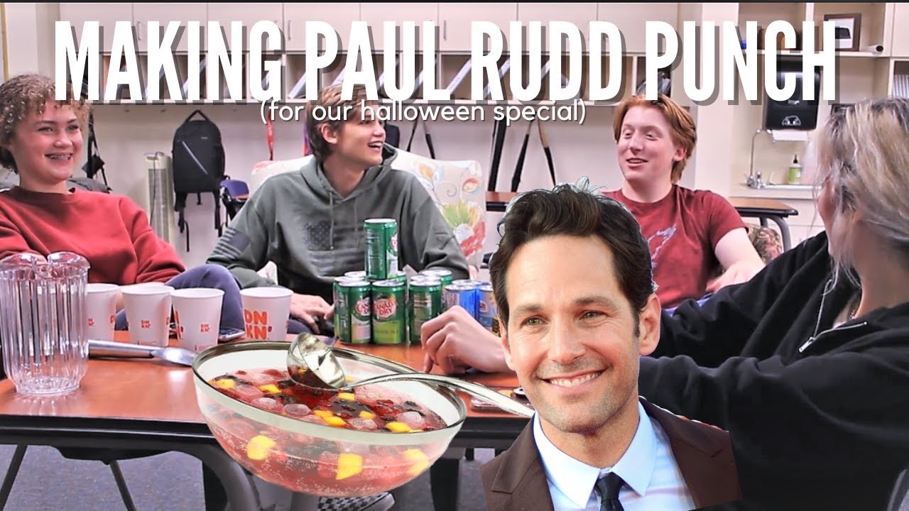 make paul rudd punch with us (halloween special) - YouTube