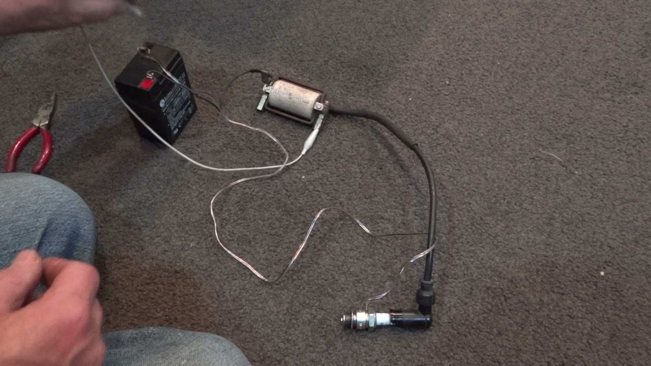 Motorcycle old school coil testing made easy. - YouTube