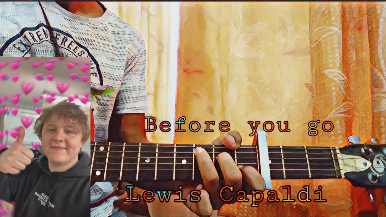 Before you go - Lewis Capaldi//easy guitar tutorial - YouTube