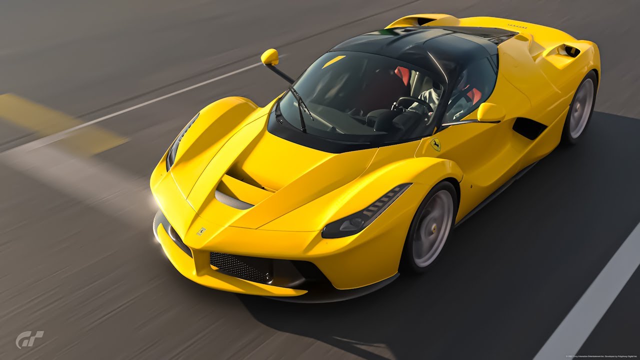 GT7 | Ferrari LaFerrari +1000 hp acceleration 0-400-0 km | 4K HDR 60fps ...