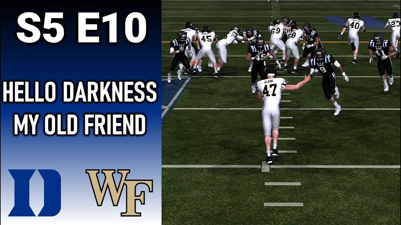 #4 Duke vs Wake Forest - S5 E10 - NCAA Football 06 Dynasty - YouTube