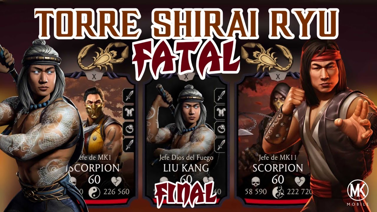 TRIPLE LÚLÚ! TORRE SHIRAI RYU FATAL 200 | Mortal Kombat Mobile - YouTube