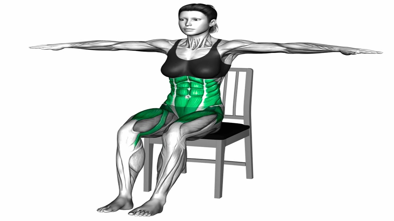10 Day Chair Workout To Lose Belly Fat 4 MIN CHAIR WORKOUT - Extreme ...