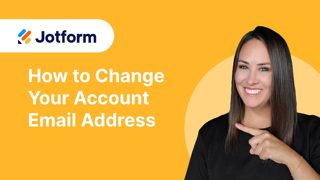 How to change your account email address - YouTube