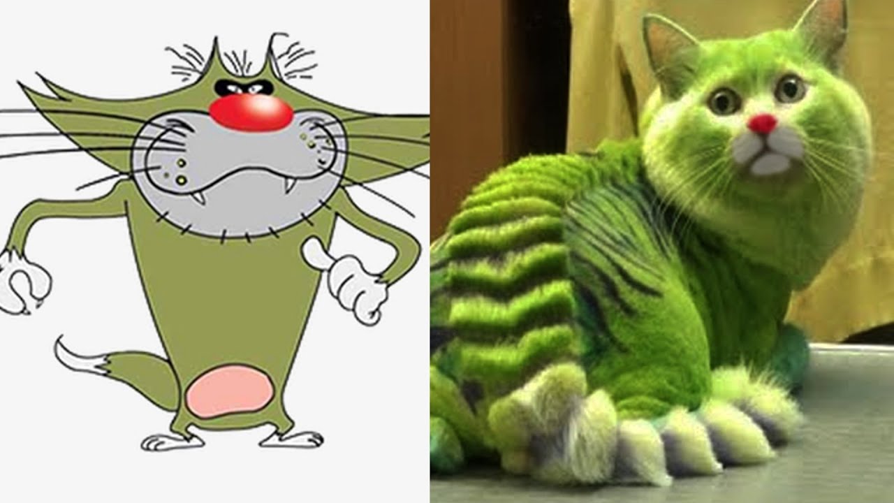 Oggy & The Cockroaches Characters in Real Life - YouTube