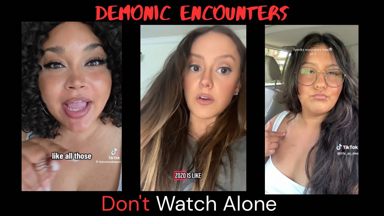 Terrifying real-life demonic encounter caught on TikTok 👁️🔥 - YouTube