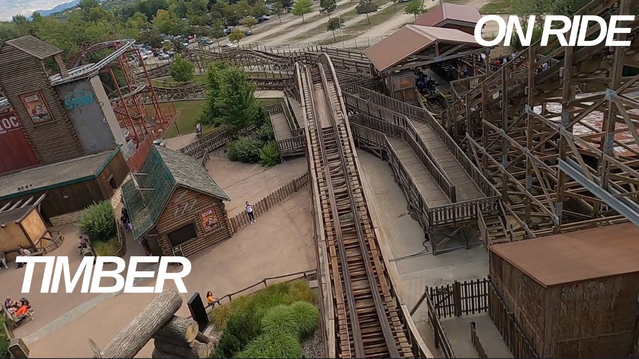 on ride Timber a Walibi Rhône-Alpes - YouTube
