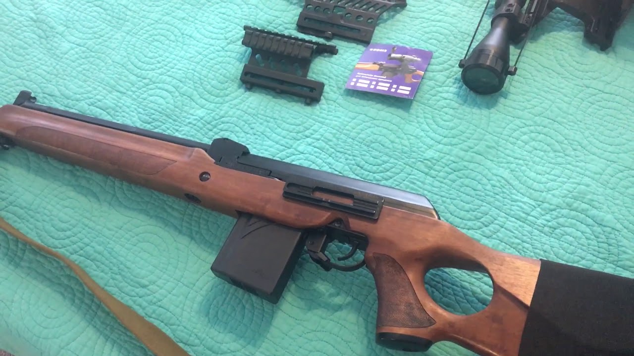 Vepr Super 308 Rifle side scope mount - YouTube