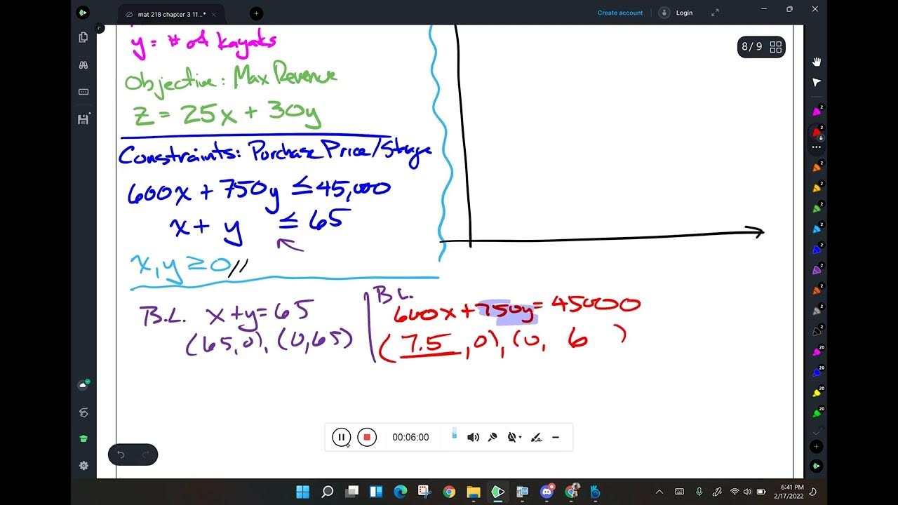 mat 218 s 3 3 applications of linear programming part 2 - YouTube