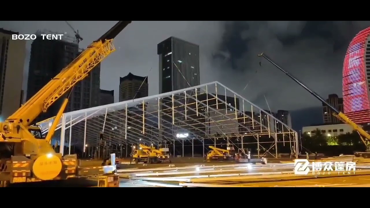 50X200 meters Clear span structure tent for exhibiton event from ...