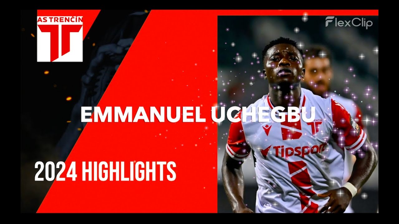 AS Trencin Wonderkid Emmanuel Uchegbu 2024 Goals Assists Skills - YouTube