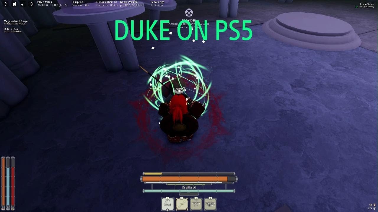 Deepwoken Duke Erisia console - YouTube