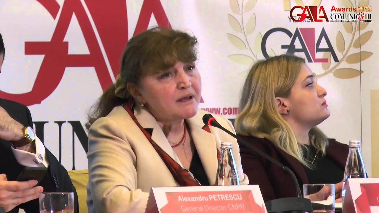 Prof. dr. ing. Doina BANCIU, Director General ICI Bucuresti - Gala ...