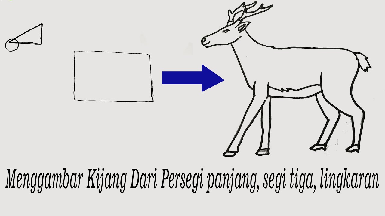 TUTORIAL MENGGAMBAR KIJANG - YouTube