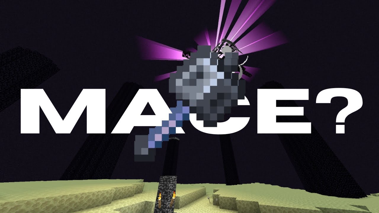 Can I Beat Minecraft With Only A Mace? - YouTube