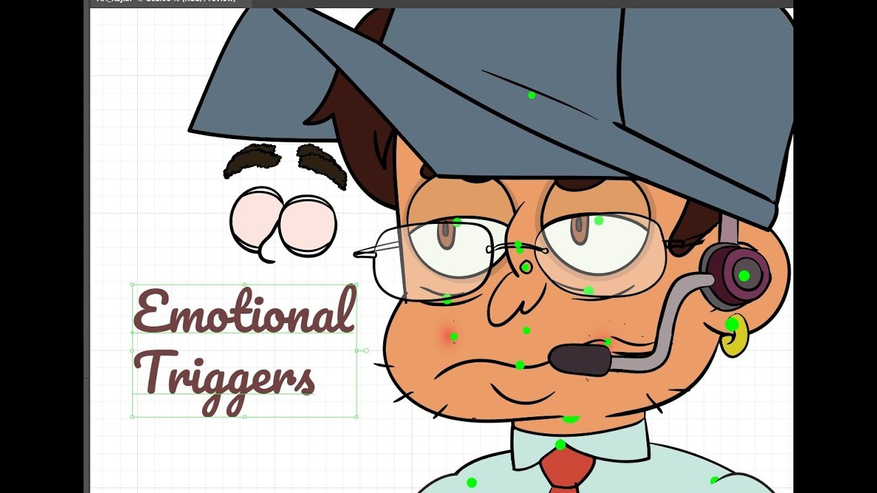 Emotional triggers for our Adobe Character animator puppet Builder ...