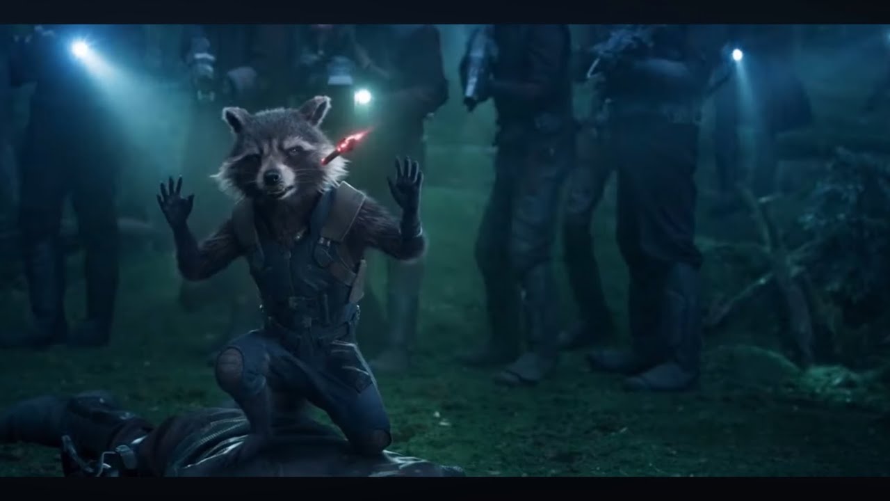 Rocket VS The Ravengers Guardians of the Galaxy 2 - YouTube