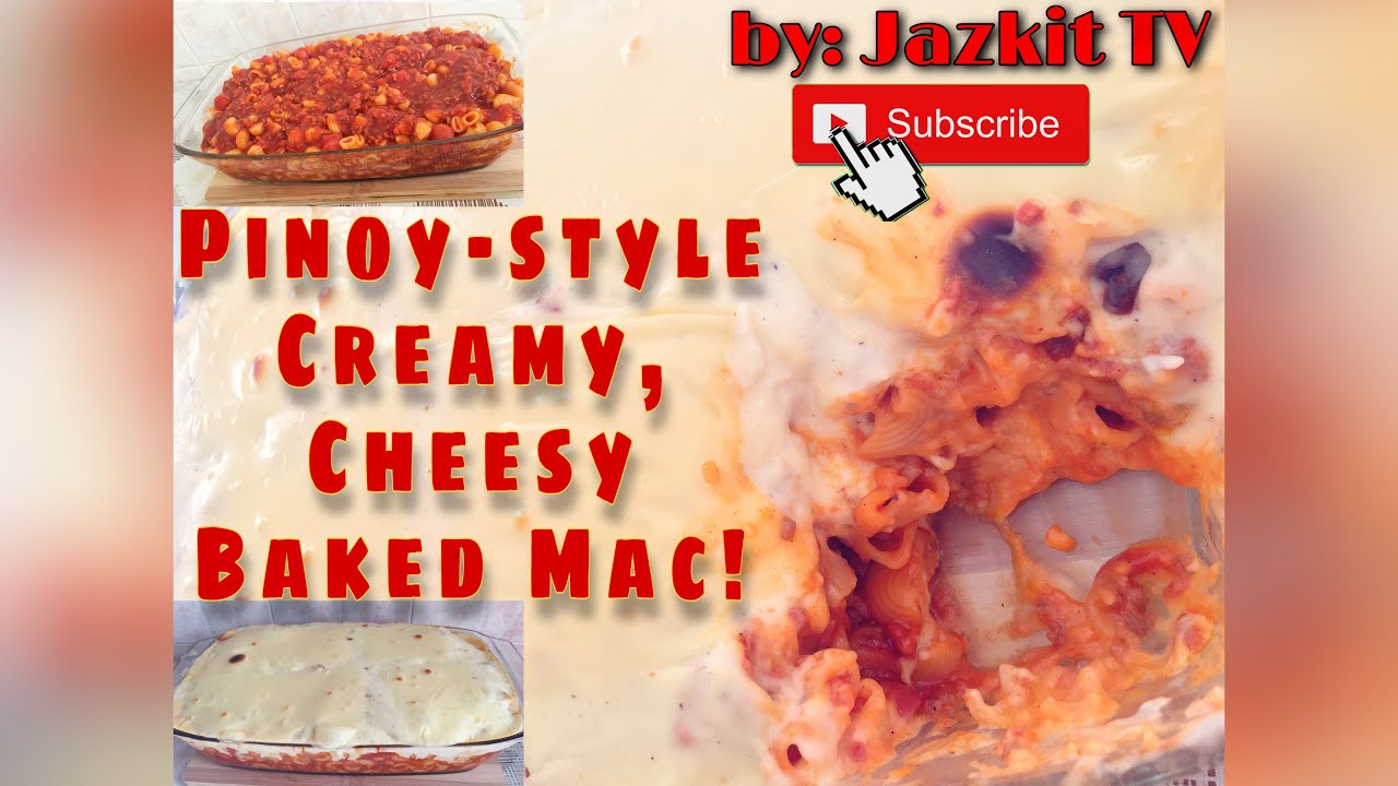 How to make Creamy and Cheesy Baked Maceroni with White Sauce!(pinoy ...