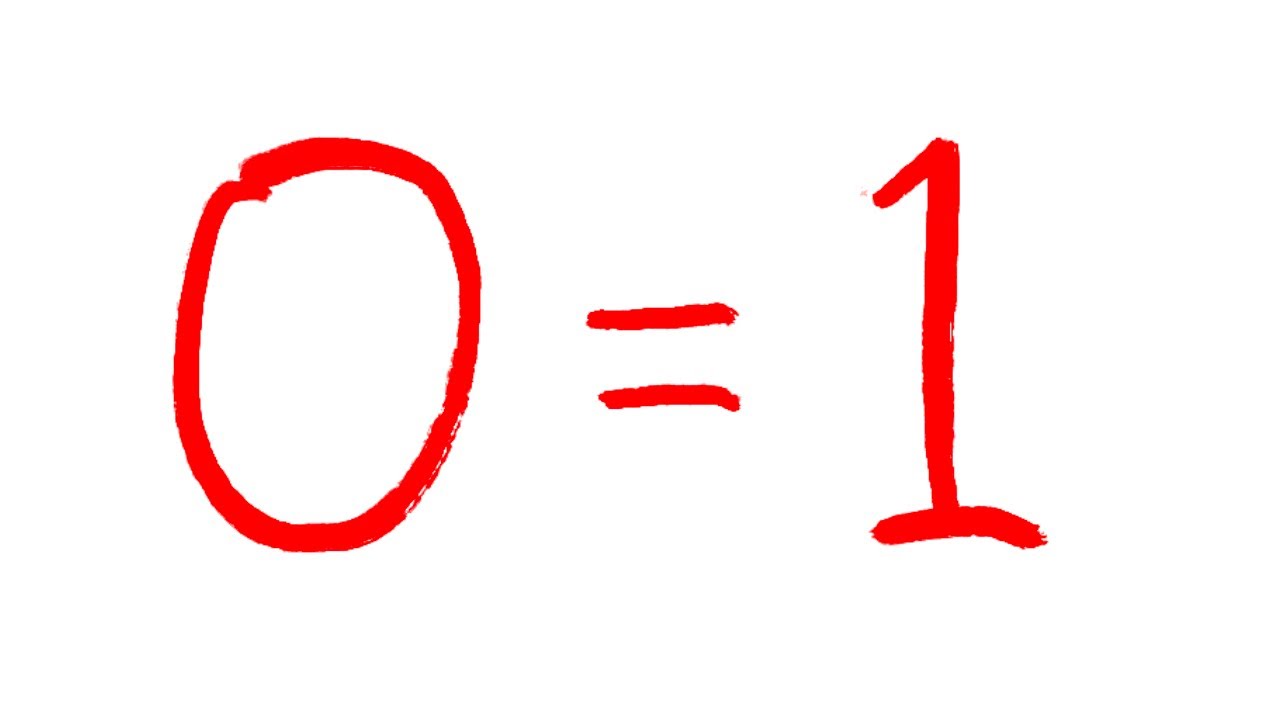 0=1 fake proof with calculus - YouTube
