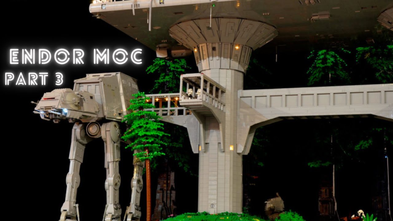 BUILDING ENDOR IN LEGO (PART3) - BUILDING THE TREES - YouTube