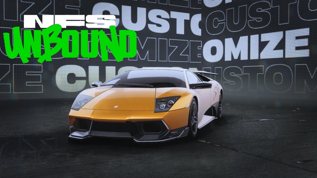 NFS Unbound: Lamborghini Murcielago Customization & Gameplay - YouTube