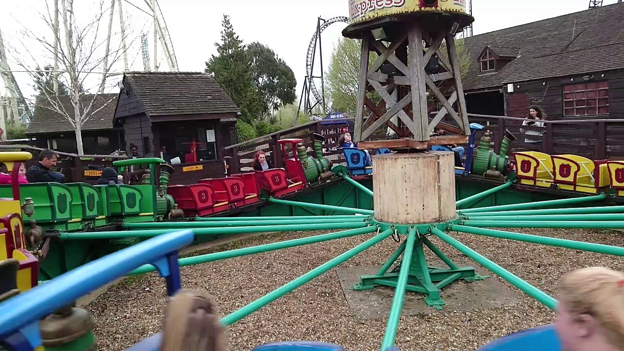 Rocky Express Ride At Thorpe Park Resort, 16 September 2017 - YouTube