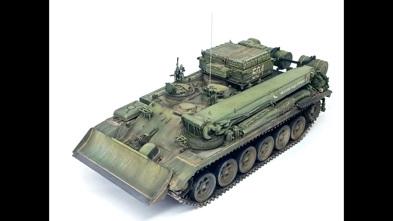 БРЭМ-1 Трумпетер 1/35, BREM-1 Trumpeter 1/35 - YouTube