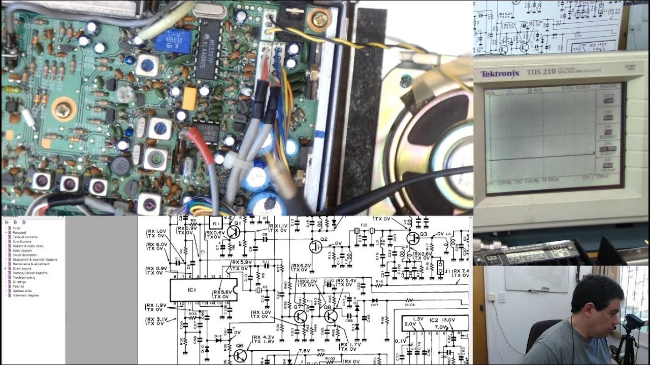 Reparando equipos de radio ICOM segunda parte el IC 28 - YouTube