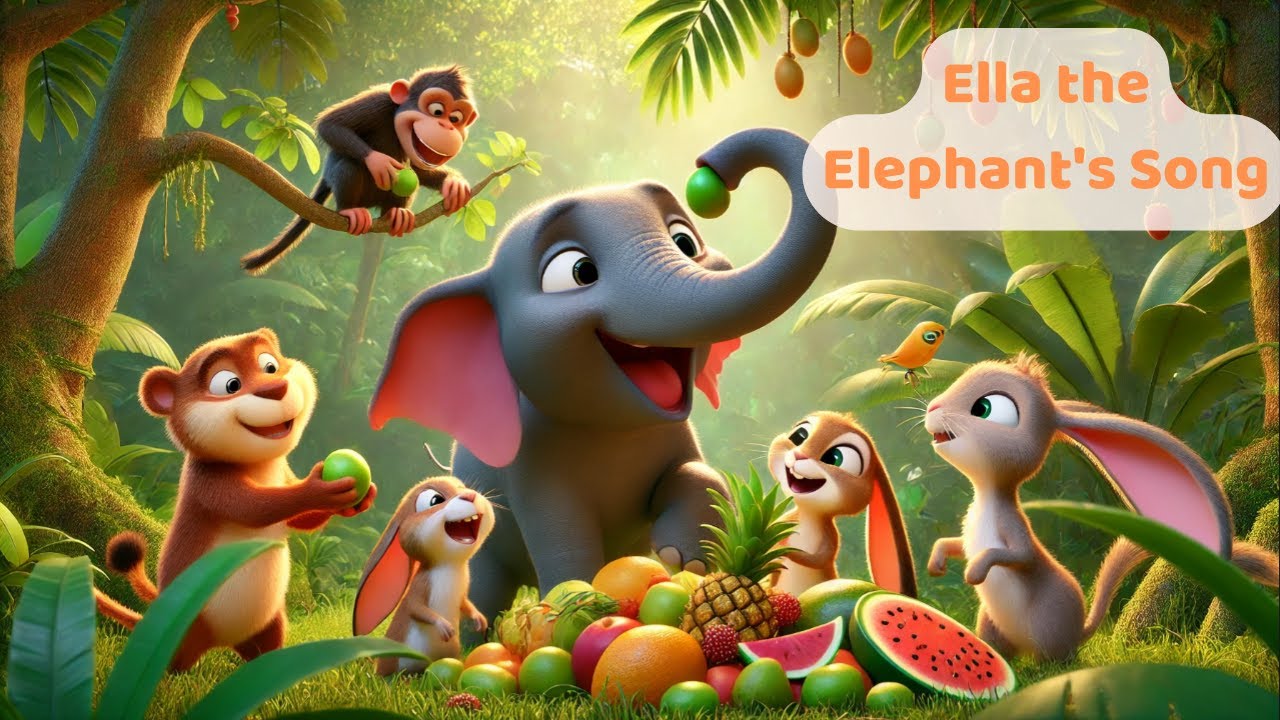 The best Elephant Song For Kids | Melody Kids - YouTube