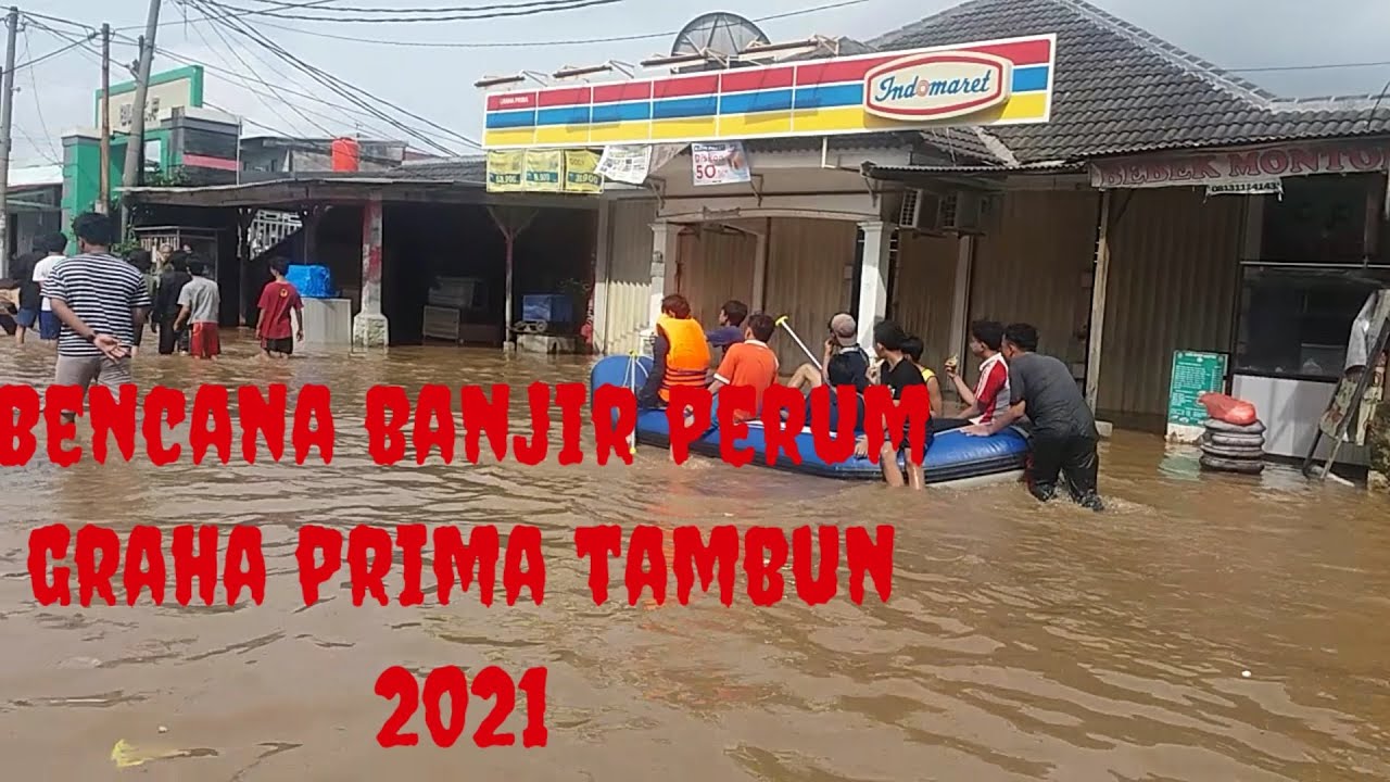 banjir perum graha prima 2021 - YouTube