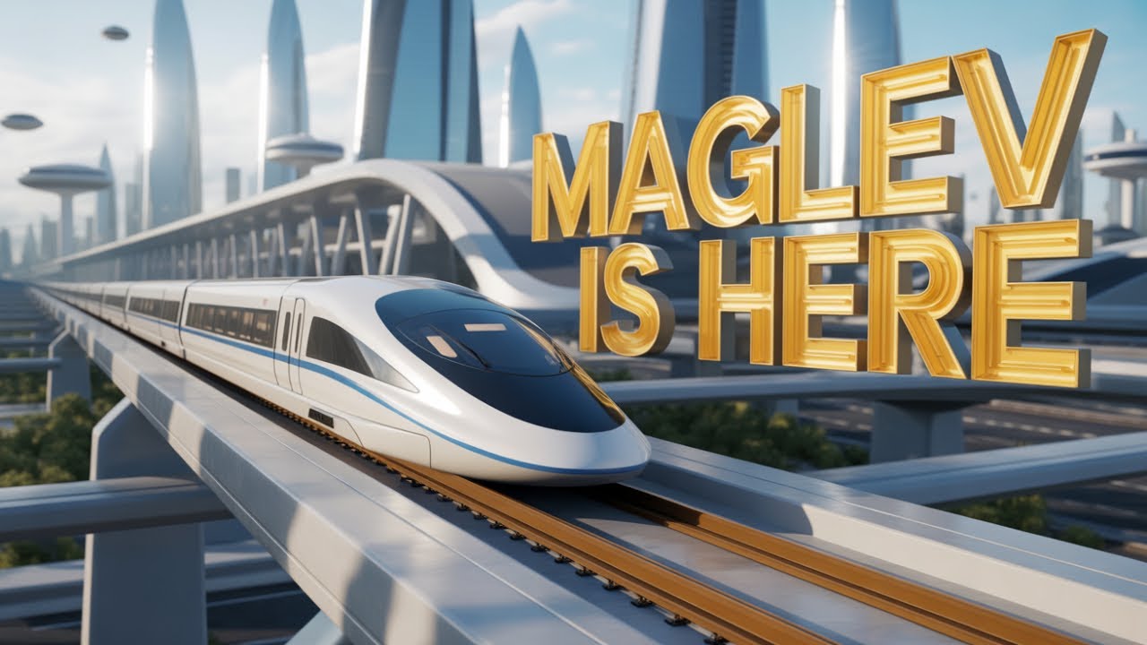 Levitación Magnética: Así Funcionan los Trenes que Flotan | Maglev ...