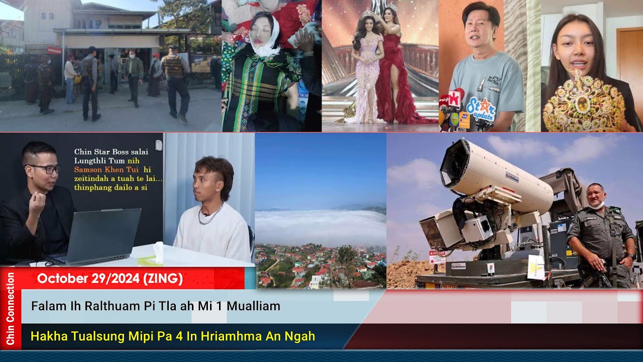 October 29 Zing: Kalay ah Mipum An Siar Pehlai, Miss Myanmar ih Lukhum ...
