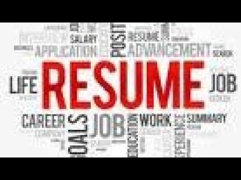 How to make a perfect cv/resume - YouTube