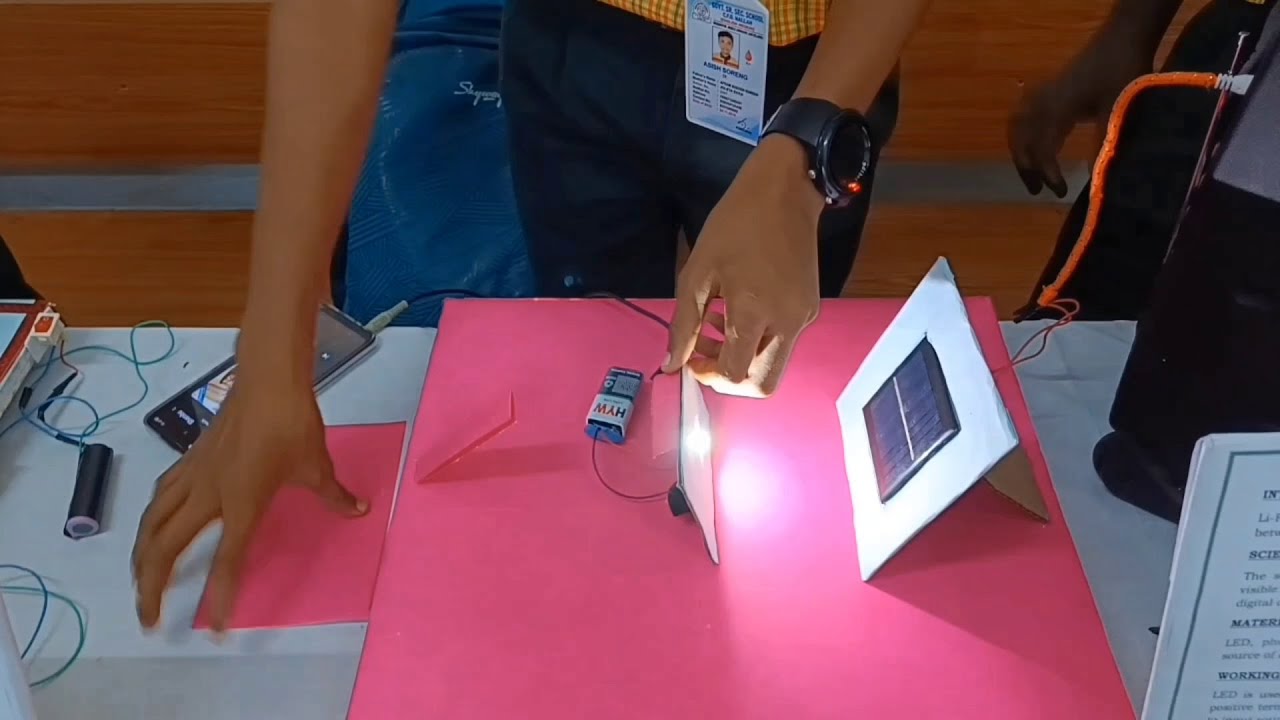 Working model of LIFI technology, Physices Exhibition | Studylight ...