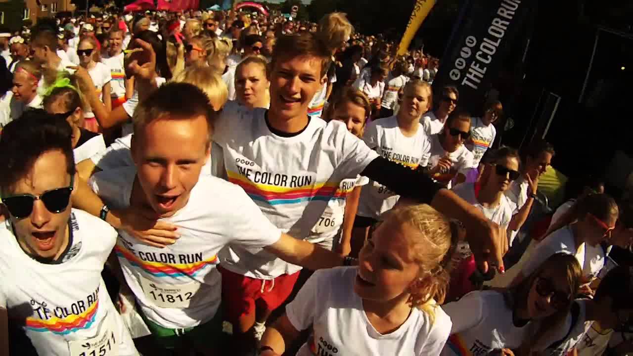 The color run Denmark - YouTube