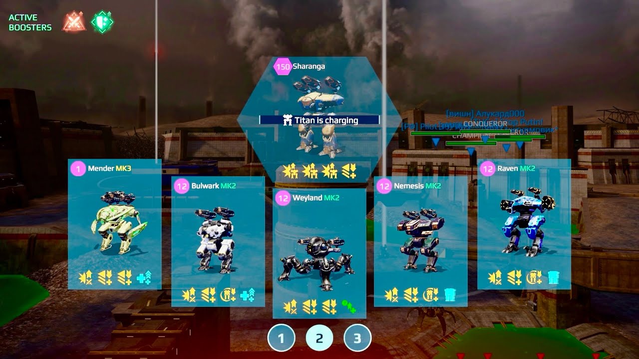 War Robots: We miss old WR | Mender, Nemisis, Raven, Bulwark, Weyland ...